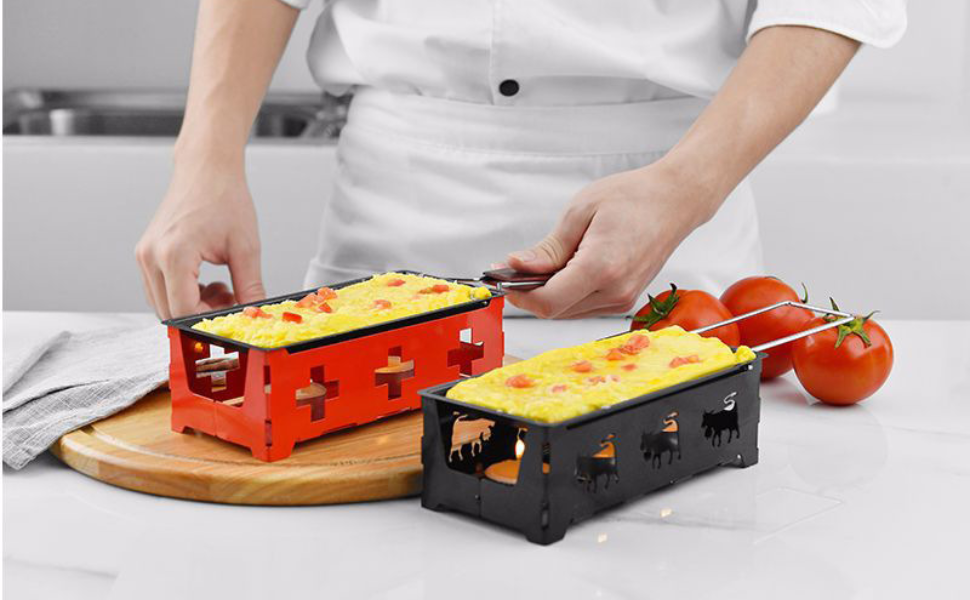 Mini Raclette Au Fromage,Fondoir à Fromage en Avec Revêtement ...